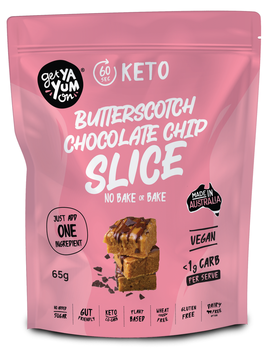 Butterscotch Chocolate Chip Slice 65g – GetYaYumOn