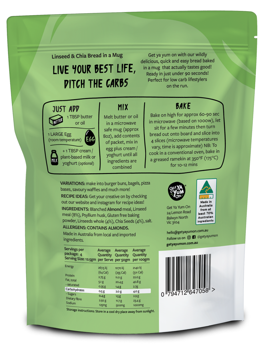 Linseed Chia 50g – GetYaYumOn