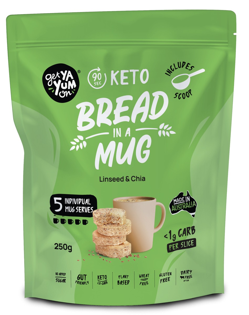 LINSEED CHIA 250gm (5 X Mug Mix VALUE PACK with scoop!) – GetYaYumOn